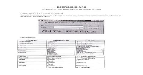 Ejercicio N° 3 · Ejercicio N° 3 Operadores Variables Tipos De Datos
