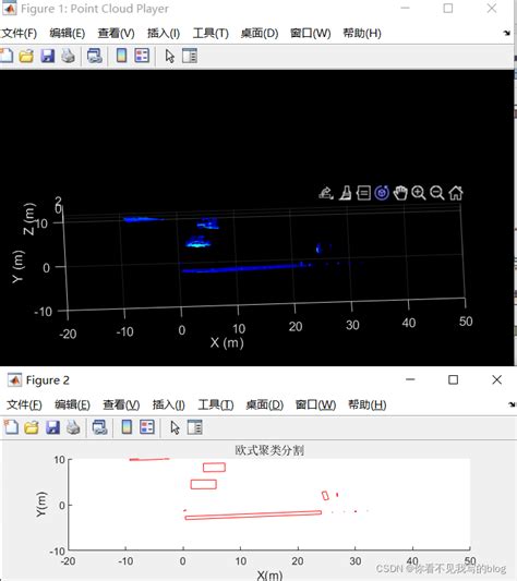 基于matlab点云工具箱对点云进行处理二：对点云进行欧式聚类，获得聚类后点云簇的外接矩形 点云外接矩形 csdn博客