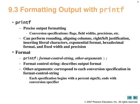 Ppt C Formatted Inputoutput Powerpoint Presentation Free Download Id6882582