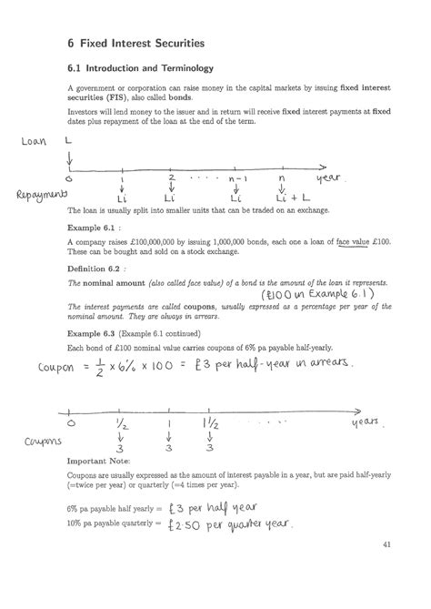 Ct1 Financial Mathematics Lecture Notes Chapter 6 Ct1 Warning Decodescan Unexpected