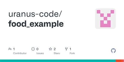 Github Uranus Code Food Example