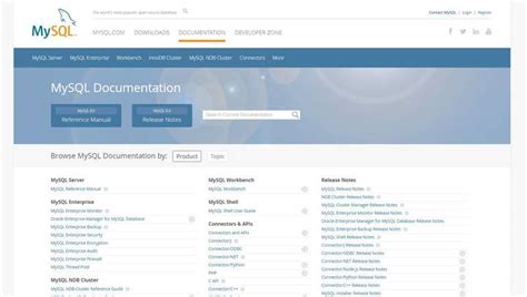 base de datos oracle mysql currículum nacional
