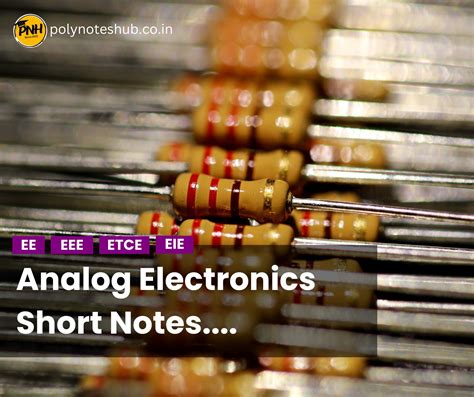 Analog Electronics Short Notes Pdf Part 9 New Topic