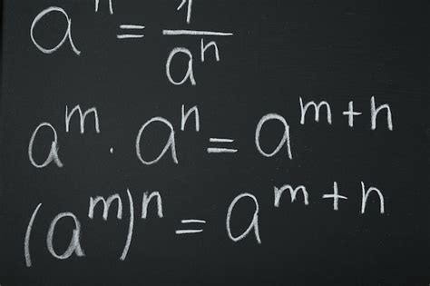 Premium Photo Many Different Math Formulas Written On Chalkboard Closeup