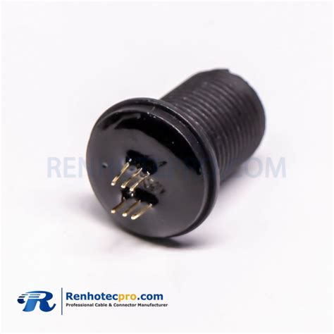 Micro USB Connector Waterproof Female Straight Socket PCB Mount Waterproof Micro USB