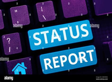 Conceptual Display Status Report Business Overview Update Summary Of