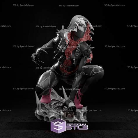 Venomized Gwen 3d Printing Figurine Spiderman Stl Files Specialstl