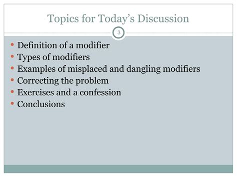 Dangling And Misplaced Modifiers 2 Revised Ppt