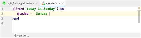 Cucumber Rubymine Documentation