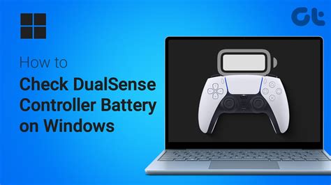 how to check dualsense controller battery on windows guiding tech