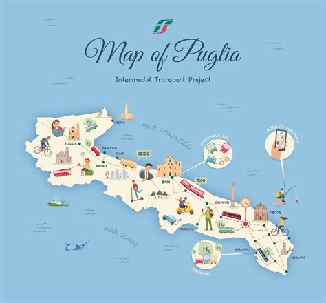 Printable Map Of Puglia Italy Dara Map