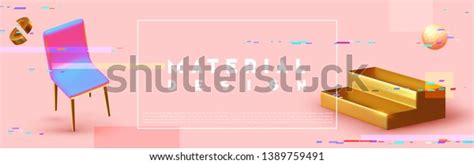 Chaos Abstract Background 3d Objects Realistic Stock Vector Royalty Free 1389759491 Shutterstock