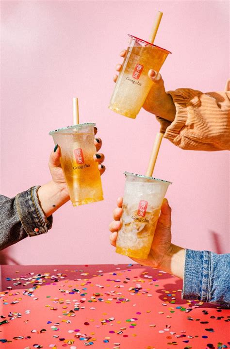 Gong Cha Carbonate Case Study Bubble Tea Branding Ideas Bubble Tea