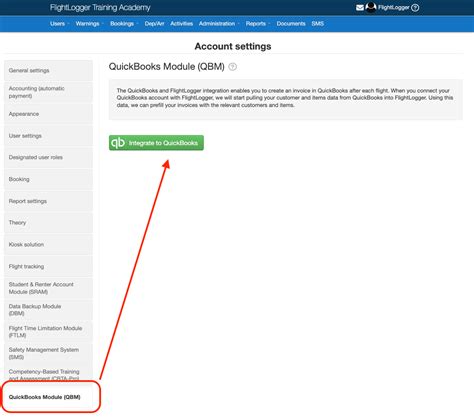 Getting Started With The QuickBooks Integration Module