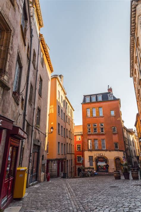 Street View And Buildings In The Old Town Of Lyon Vieux Lyon France