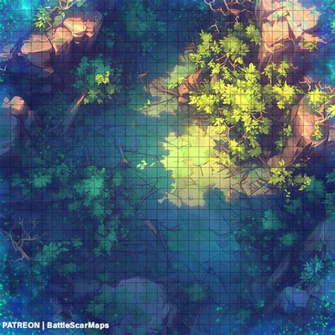 Feywild Clearing Battle Map Dnd Battle Map Dandd Battlemap Dungeons