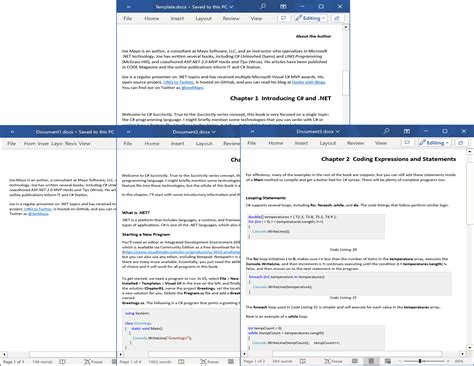 Split Word Documents In C Syncfusion Code Examples