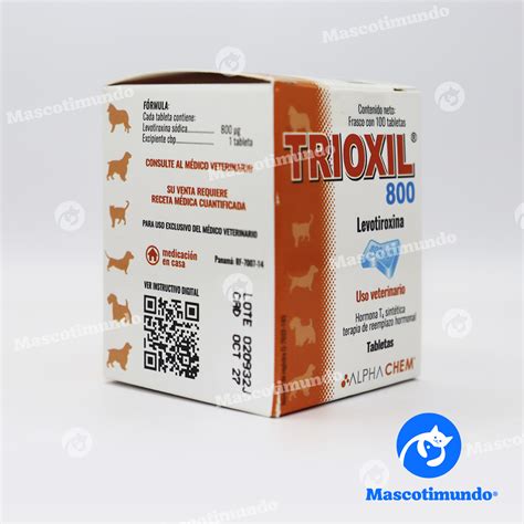 Trioxil 800 Levotiroxina Mascotimundo®