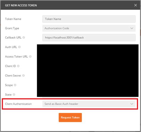 Send As Basic Auth Header Client Authentication Option Should Not