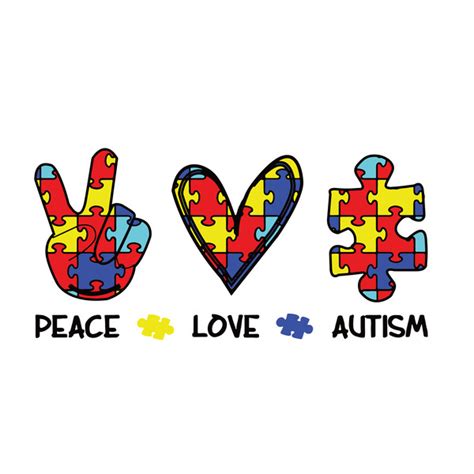 Autism Symbol Puzzle Piece Logo Premium Vector Autism Awareness