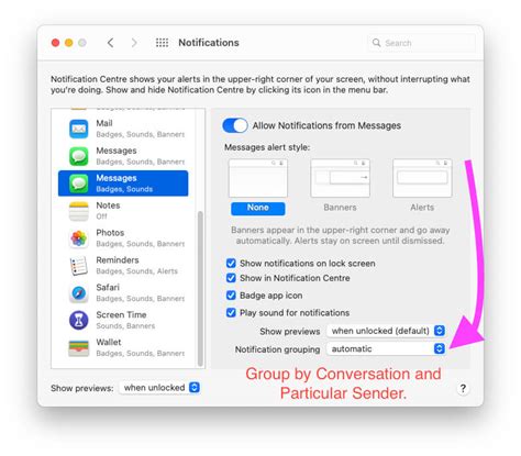 How To Enable Group Notifications By App On Iphone Apple Watch Mac