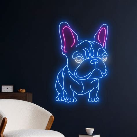 French Bulldog Neon Sign French Bulldog Led Light Bull Dog Led Sign