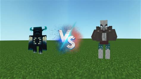 Minecraft Mod 2 Wardens Vs 20 Mutant Vindicateur Notwalk Youtube