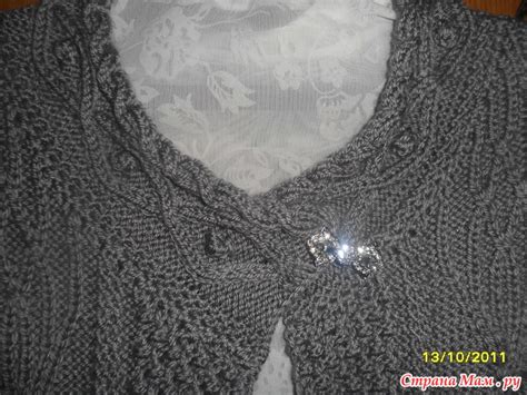 Светло-серый жакет - Вязание - Страна Мам