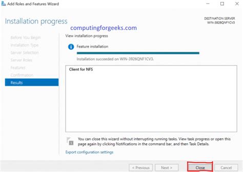Configure NFS Client On Windows Server ComputingForGeeks