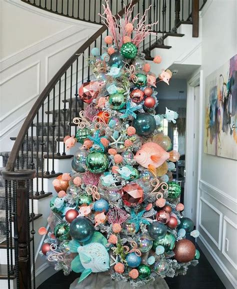 Mermaid Christmas Tree Ideas Under The Sea Christmas Tree Decorations