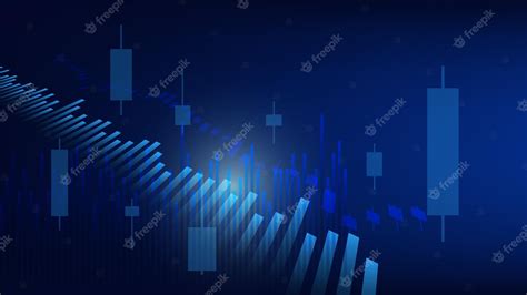 Premium Vector Stock Market And Cryptocurrency Trading Chart Concept Candlestick And Bar