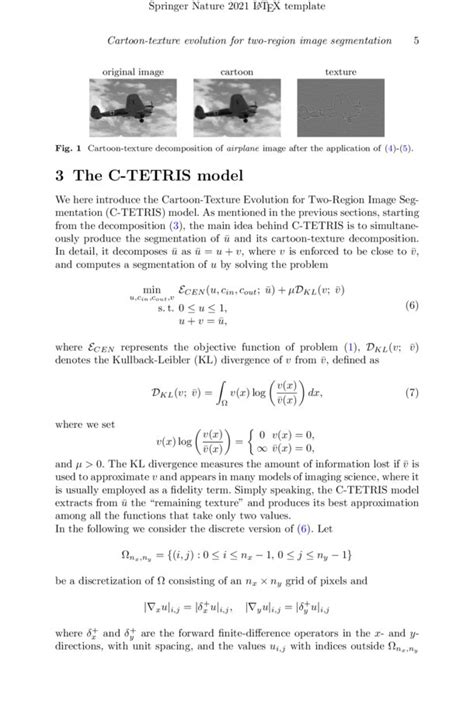 Cartoon Texture Evolution For Two Region Image Segmentation Deepai