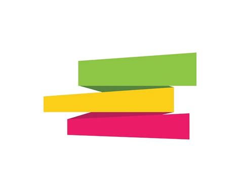 Premium Vector Ribbons Vector Illustration Design