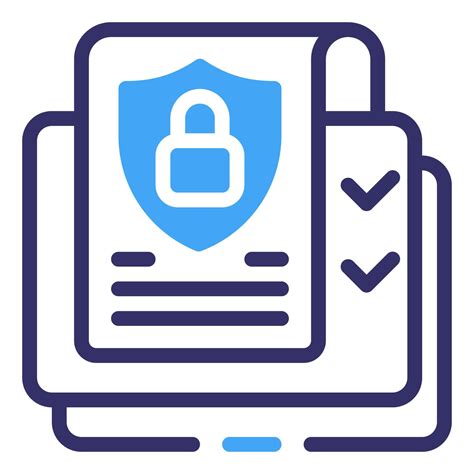 Security Protocol Linear Blue Color Icon 66398619 Vector Art At Vecteezy