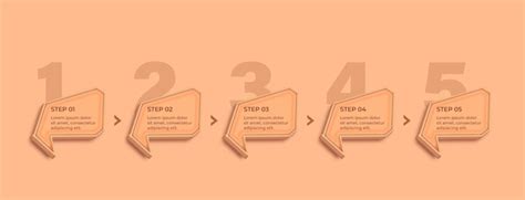 Premium Vector The Power Of Peach Fuzz Editable Infographic Labels For Impact
