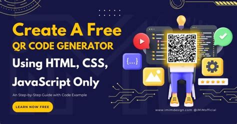 How To Create Qr Code Generator Using Html Css Javascript Only Free Guide