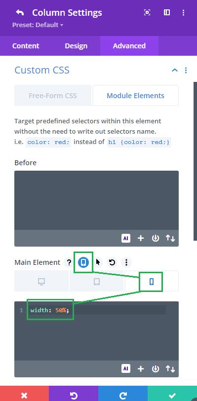 Display Divi Columns Side By Side On Mobile Divi Booster