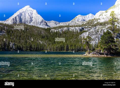 Sparkling Clear Water At 2nd Lake On The Hilton Lakes Trail In The