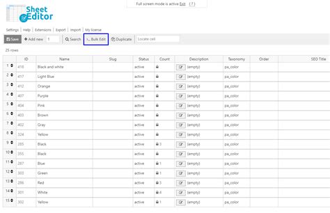 Woocommerce How To Bulk Edit Global Attributes