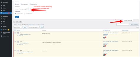 How To Delete All Pending Comments In WordPress Engine Templates