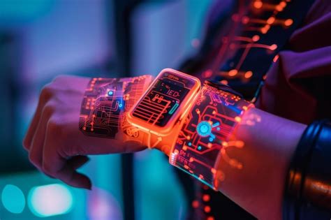 Wearable Technology Sensors Ai Generated Premium Ai Generated Image