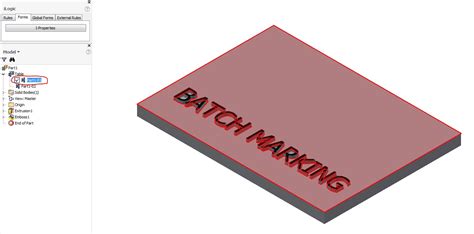 Solved Inventor Creating Batch Number On Base Part Only Hide On Other