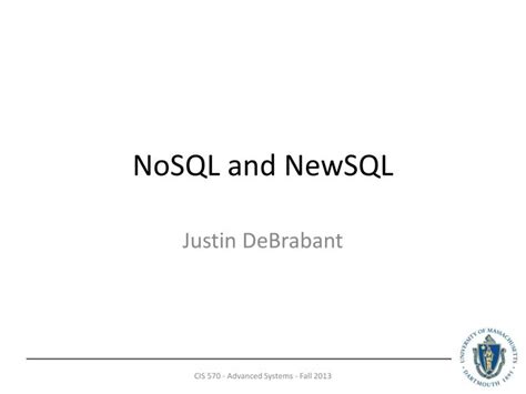 ppt nosql and newsql powerpoint presentation free download id 2383036