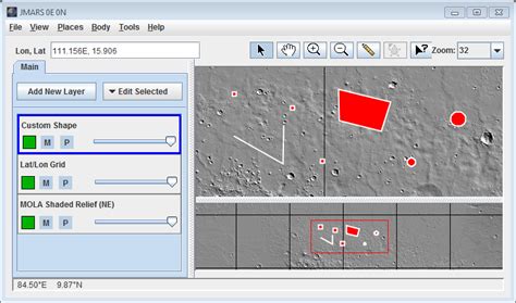 shape layer jmars java mission planning and analysis for remote sensing