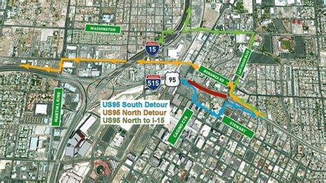 Us Highway 95 Full Closure In Both Directions June 28 29 In Las Vegas