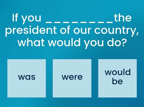 Second Conditional Quiz