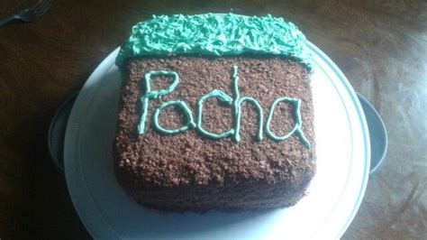 Birthday Grass Block Cake