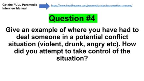 Paramedic Science Degree Interview Questions And Answers Pptx