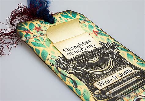 Layers Of Ink Typewriter Tag Tutorial
