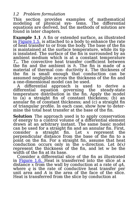 Problem Formulation This Section Provides Examples Of Mathematical Modeling Of Physical Sys